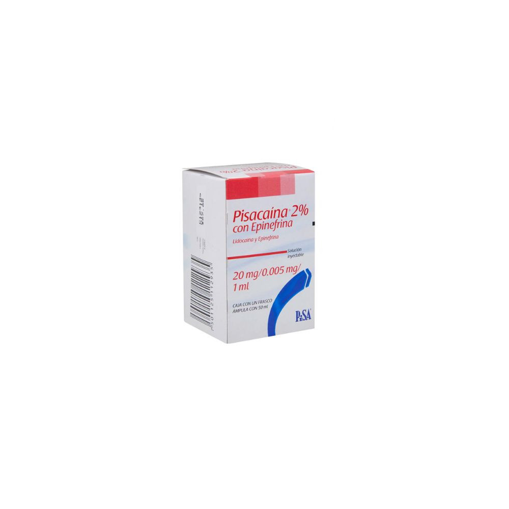 Pisacaina 2% C Epinefrina 50Ml